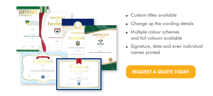 Inspire® Certificate Range
