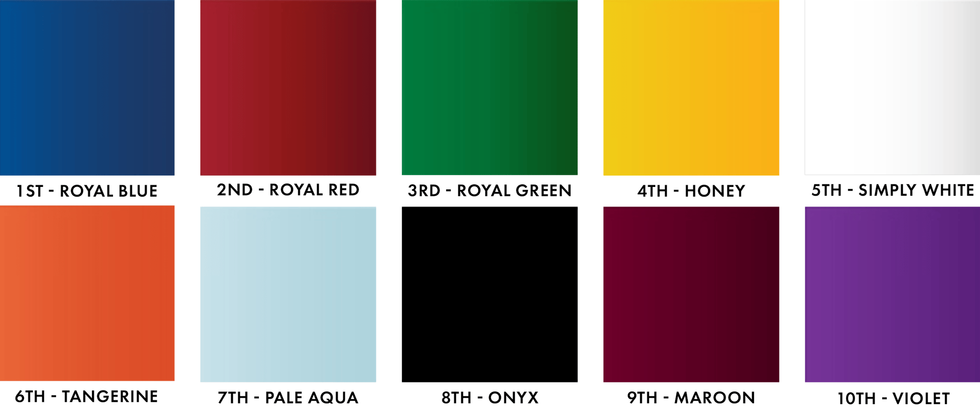 What Are Your Satin Ribbon Colours?